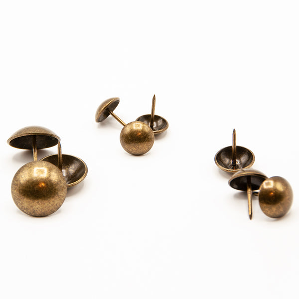 Domehead Upholstery Nails 13mm(Antique Brass) – FrankShaw